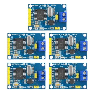 5Pcs MCP2515 CAN Bus module TJA1050 receiver SPI Module DC 5V Power ...