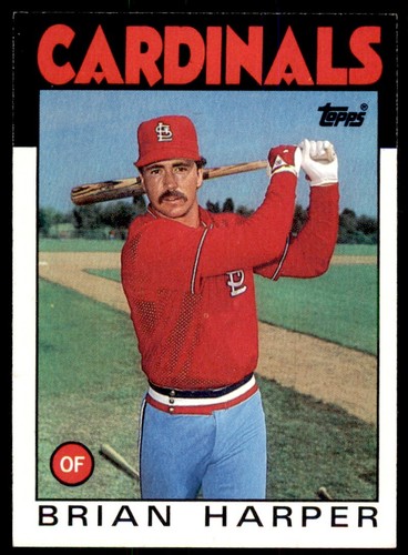 1986 Topps Brian Harper St. Louis Cardinals #656 | eBay