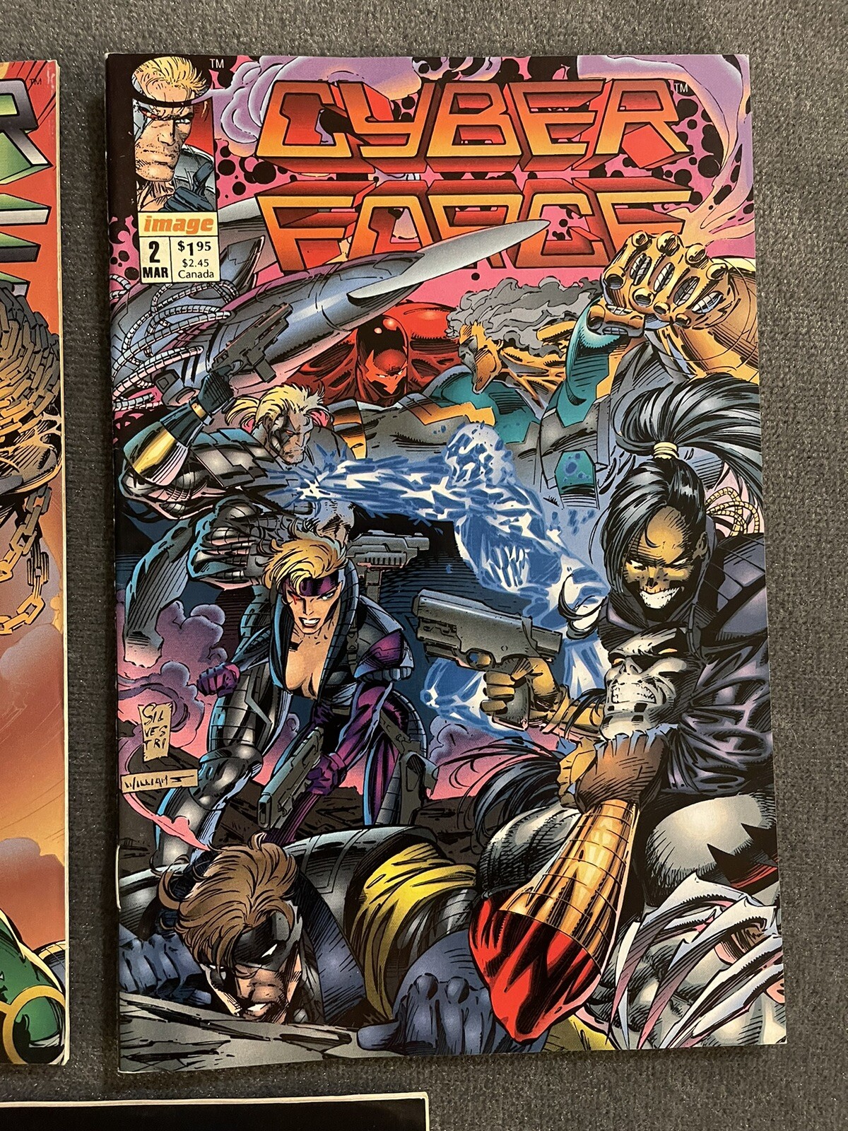 CYBER FORCE #2,3,4 NEWSSTAND Image Comics 1992 First Series Marc ...