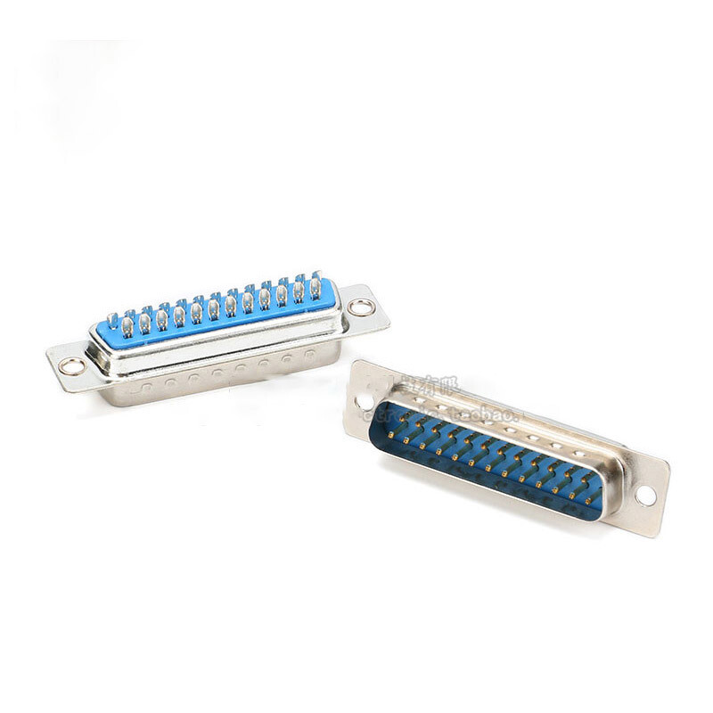 Db25 To Trs DB25 Male D-Sub Solder Connector Kit 90 Degree Metal Hood ...