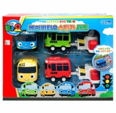 Baby Tayo Little Bus Friends Shooting Mini Car Set 4ea | eBay