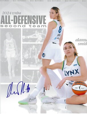 ALANNA SMITH Signed 8 x 10 Photo WNBA Basketball MINNESOTA LYNX ...