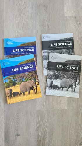 Science Shepherd Life Science 2nd Edition Text, Test Booklet and Answer ...