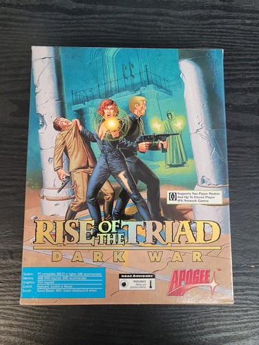 Rise Of The Triad Dark War PC Computer Big Box Complete Box CIB Mint 3. ...