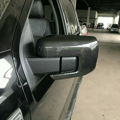 For Ford F-150 F150 2021 2022 2023 Carbon Fiber Side Rearview Mirror ...