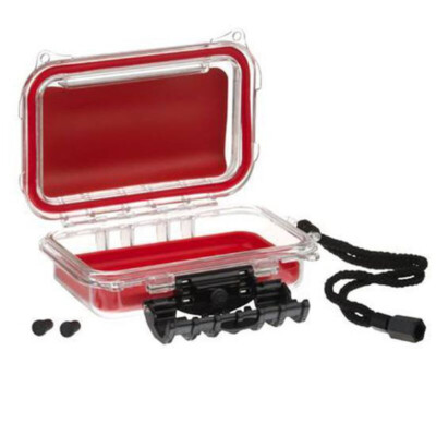 Plano 1449-00 Small Polycarbonate Waterproof Case 6.5" x 4.67" x 2" Red ...