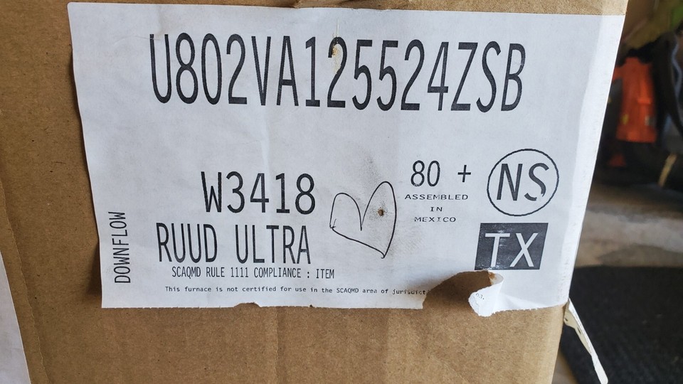 Ruud Ultra Series Communicating Two-Stage Variable Speed Downflow Gas ...