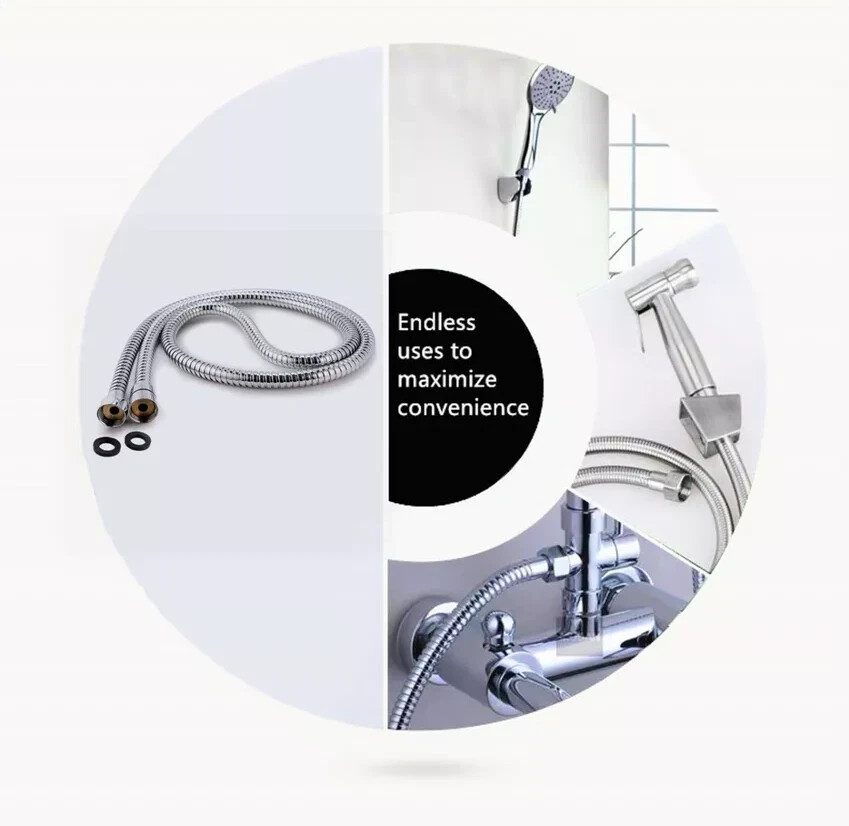 60 Inch Flexible Stainless Steel Replacement Hand Shower Hose RV or Home 5 Foot | eBay