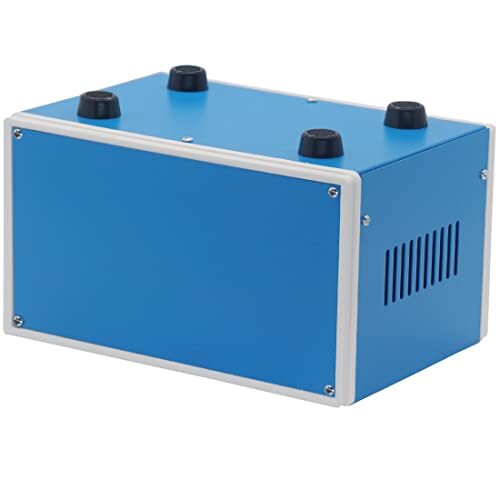 Electronic Enclosures Blue Metal Enclosure Project Case DIY Box ...