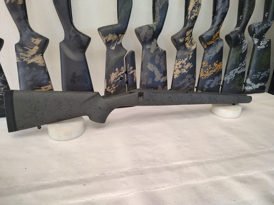 Grayboe Outlander Long Action Rem 700 Stock - Olive Green w/ black web ...