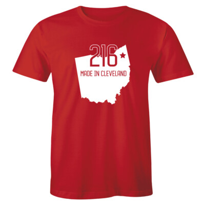 216 Made In Cleveland Ohio T-Shirt State Believe Pride Area Code Town ...