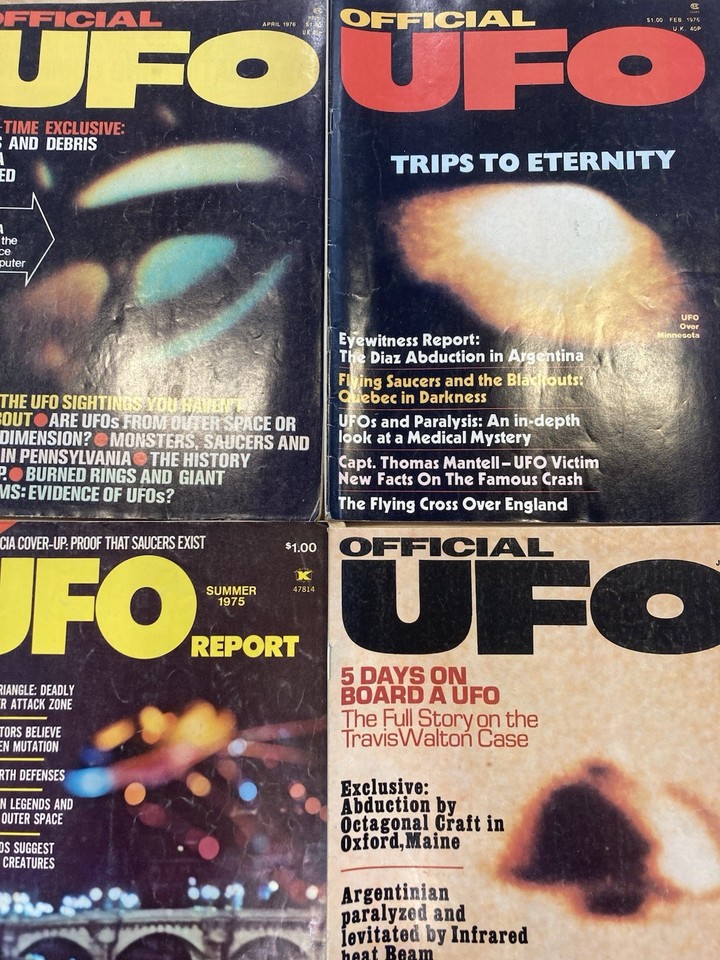 LOT of 6 RARE UFO Magazines From 1975-1976 | eBay