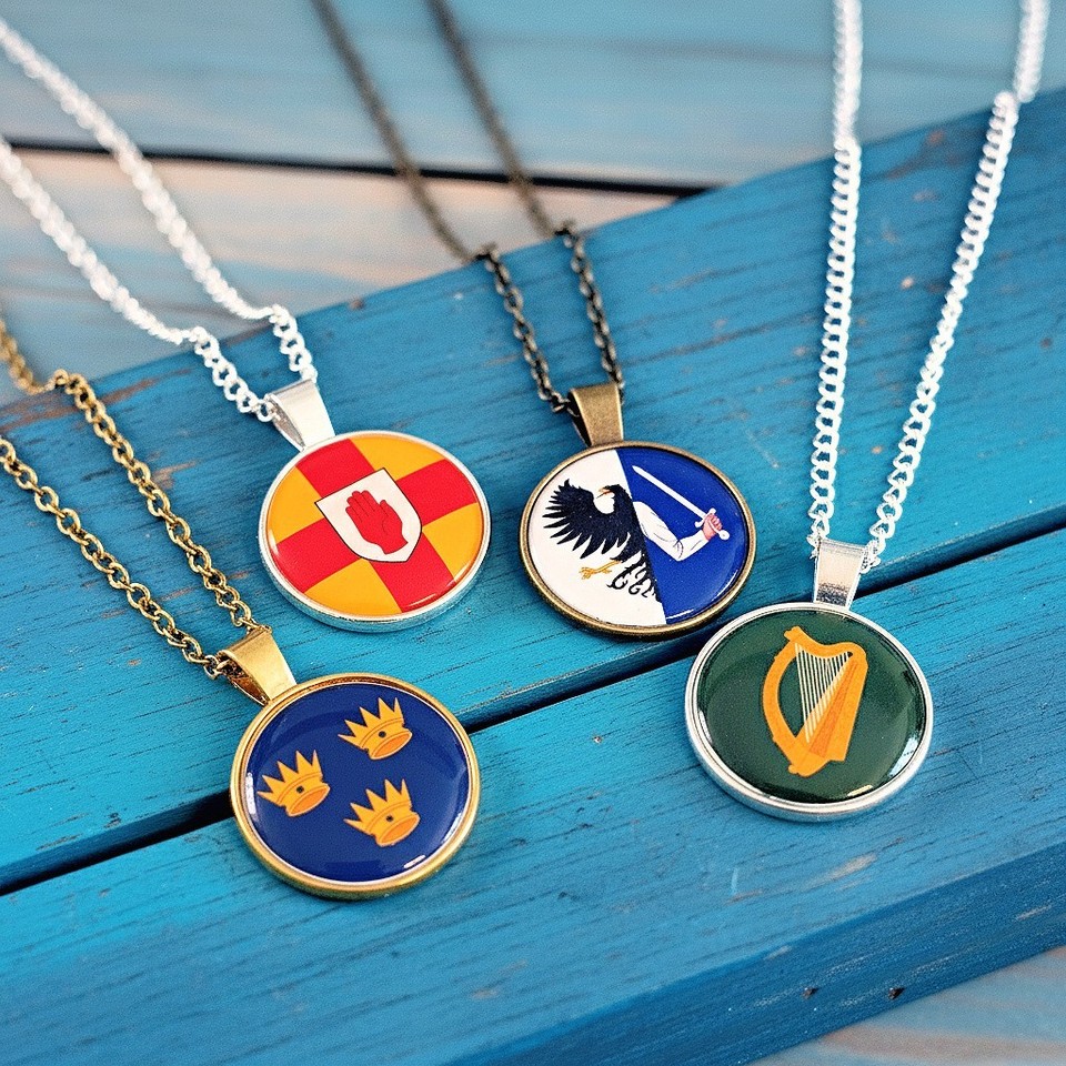 Ulster Flag Necklace Irish Province Pendant Irish Pride Gift Ireland | eBay