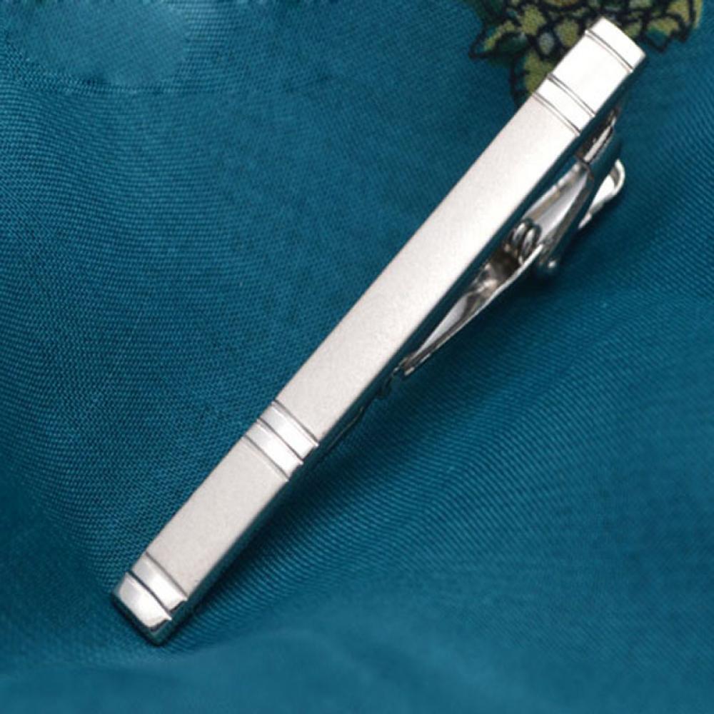 Fashion Alloy Metal Necktie Clips Clasp Silver Tie Pins | eBay