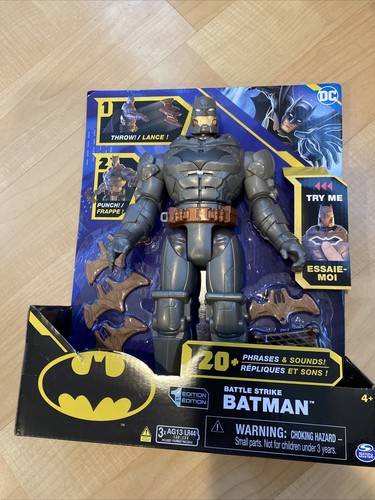 DC Comics Battle Strike Batman Talking Action Figure Deluxe 20 Phrases ...