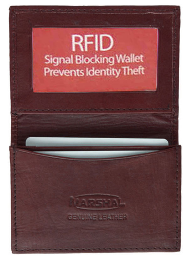 Genuine Leather 18 Credit Card Wallet ID Holder Mens Front Pocket | eBay