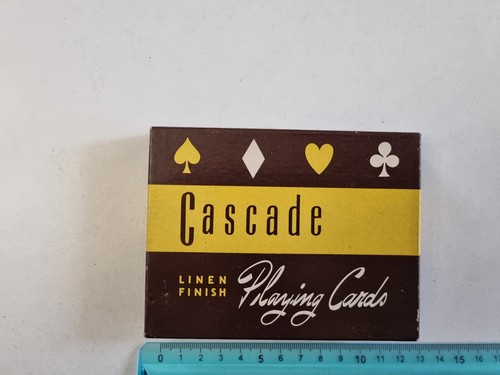 Cards For Game Cascade Linen Finish Bridge Rummy Vintage Playing Cards ...