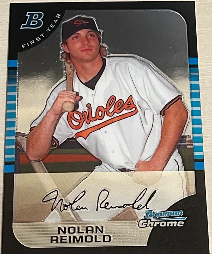 BUY NOW! 2005 Nolan Reimold Rookie Card #BDP104 Chrome Refractor ...