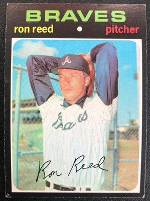 RON REED 1971 TOPPS VINTAGE BASEBALL CARD #359 BRAVES | eBay