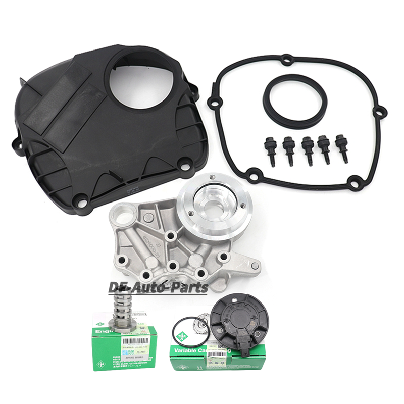 Upper Timing Cover Aluminum Upper Timing Chain Cover With Gasket For VW ...