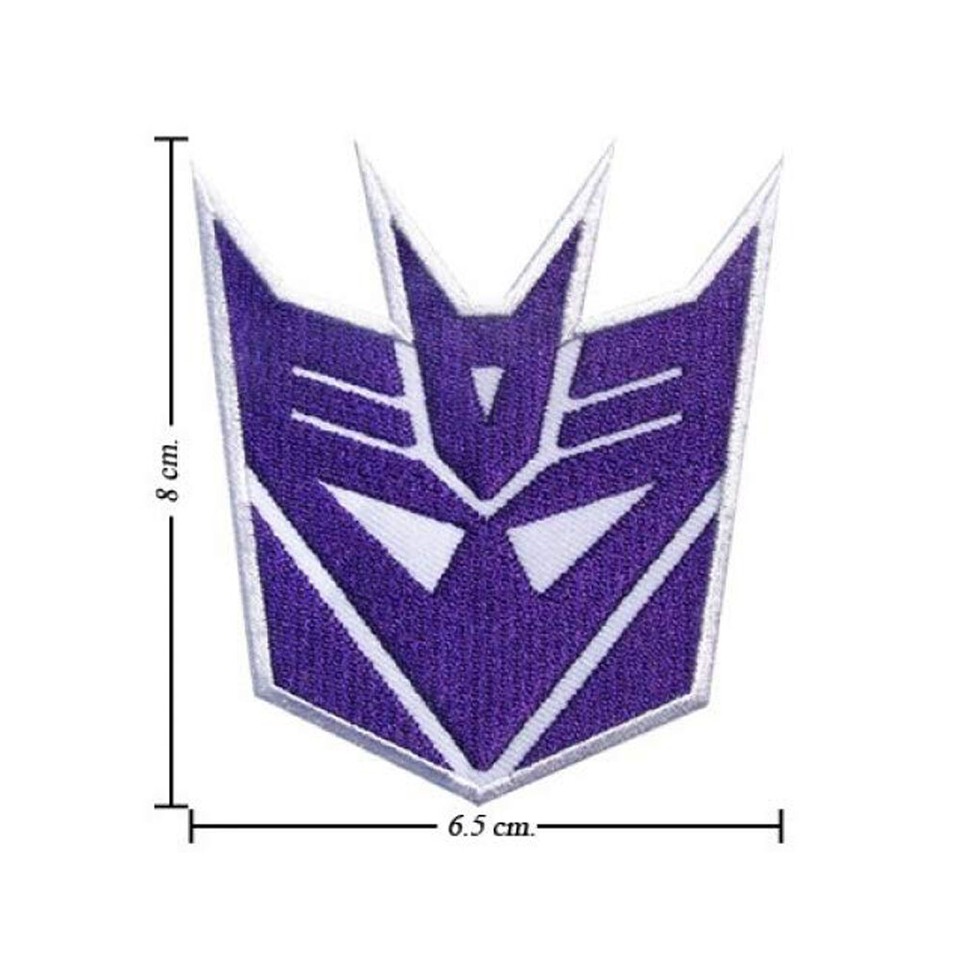 Transformers Patch Decepticon Logo Auto Bot Embroidered Iron Patches ...