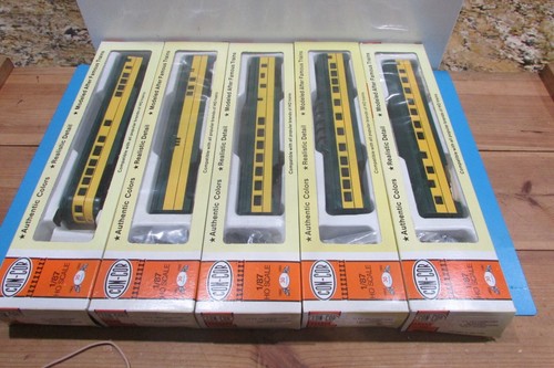 HO Scale (5) Con-Cor Passenger Cars Kits Lot#2736 | eBay