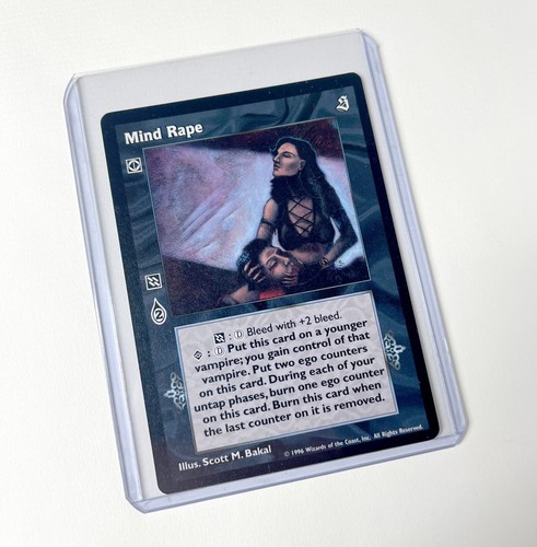 SIGNED! Mind Rape Vampire The Eternal Struggle Jyhad Sabbat VTES V:TES ...