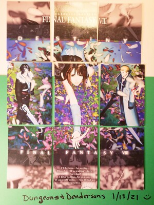 FF8 Full Puzzle Image Card Set - Final Fantasy VIII: Triple Triad 1999 ...