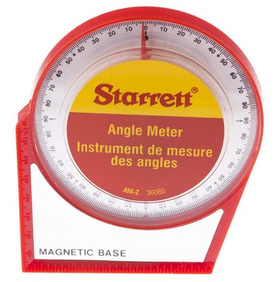 Starrett MAGNETIC ANGLE LEVEL/METER AM-2 Large, Readable Scale *USA ...