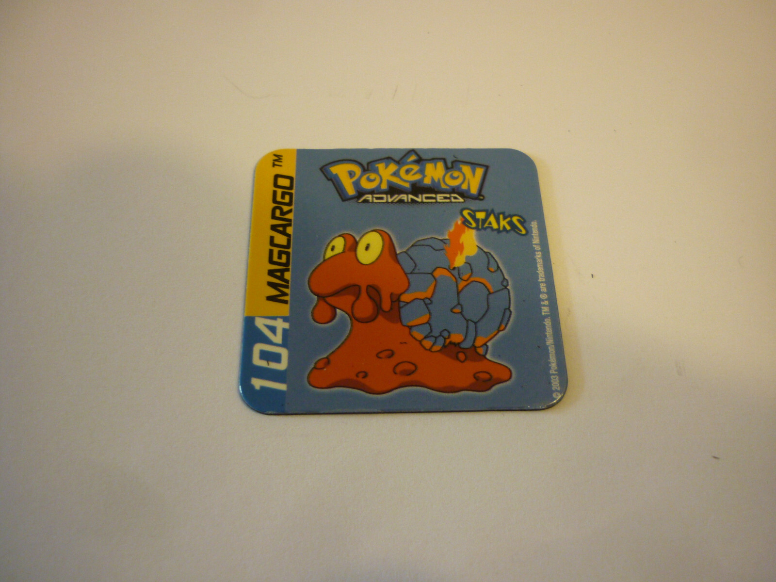 Staks Magnet Aimant Pokémon Nintendo 2003 N° 104 | eBay