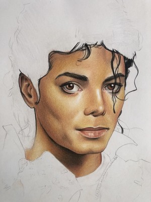 Pencil Drawing Of Michael Jackson