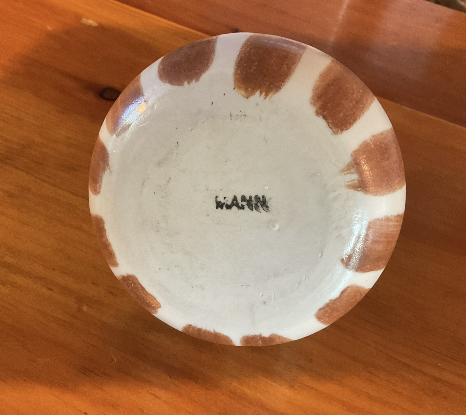 Vintage Frank C. Mann Pottery Vase | eBay