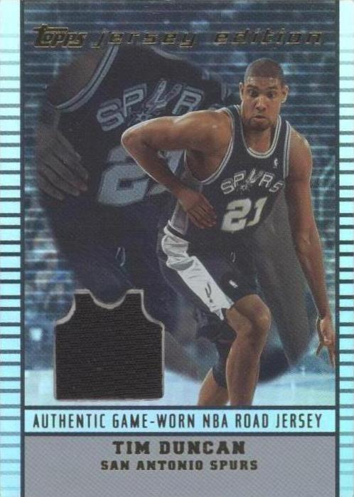 2002-03 Topps Jersey Edition - Tim Duncan #JE TD (MEM) for sale online ...