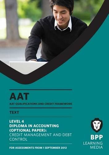 Aat - Credit Management and Control (Study Text L4o) By BPP Lear ...