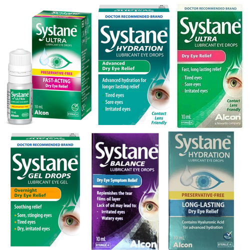 Systane Lubricant Eye Drops and Gel Eye Relief Ultra, Hydration Choose ...