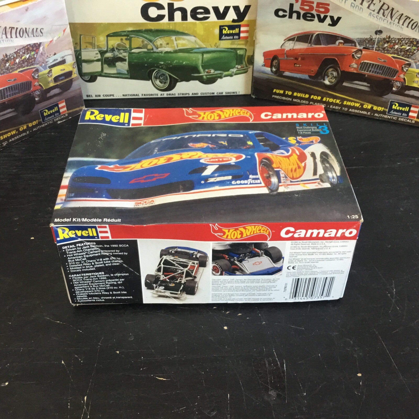 Revell Hot Wheels Camaro 1/25 Scale Model Kit 7357 Vintage 1993 | eBay