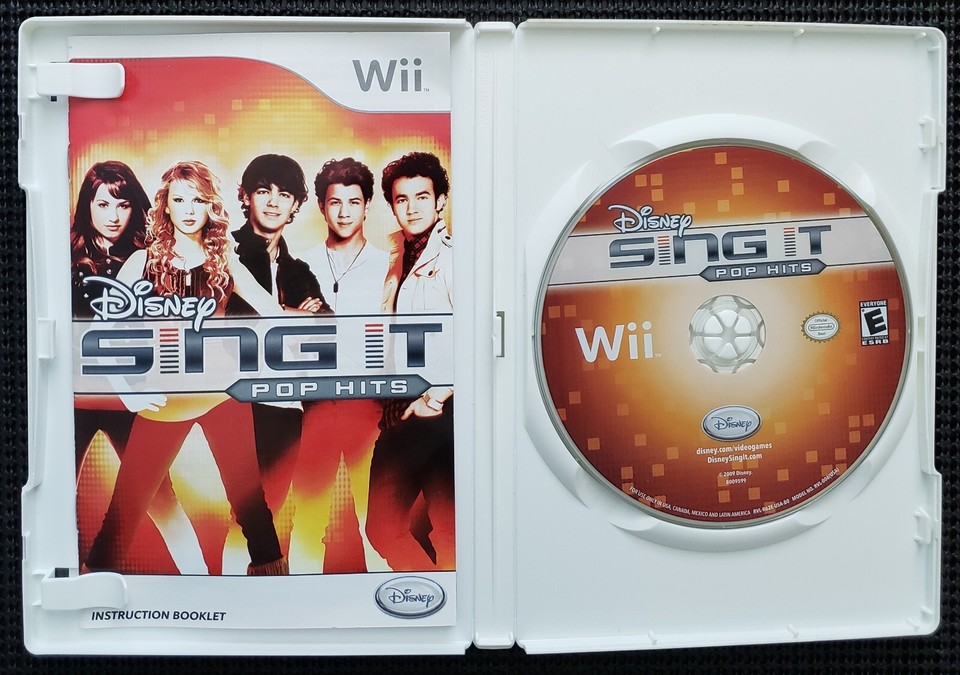 Disney Sing It: Pop Hits (Nintendo Wii, 2009) COMPLETE CIB - TESTED ...