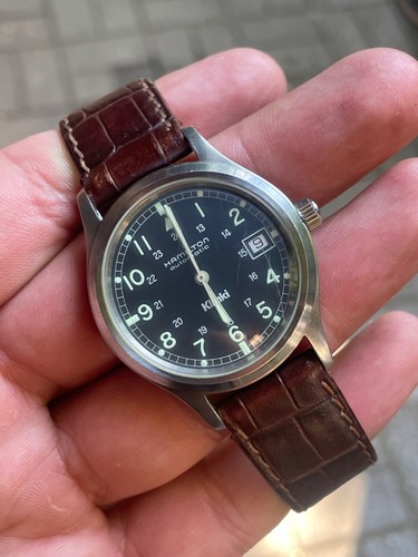 HAMILTON KHAKI AUTOMATIC 9721 VINTAGE MODEL 36MM CAL ETA 2824-2 SWISS ...
