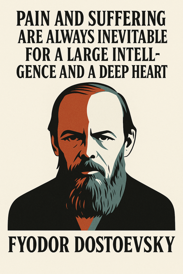 Fyodor Dostoevsky Quote Art Print Poster - 2x3 | eBay