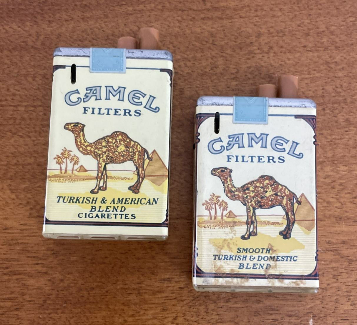 2 VTG Camel Cigarette Pack Lighters 90s Camel Memorabilia Collectible ...
