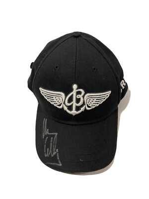 Breitling 1884 Baseball Style Cap in Black-Signed on Brim | eBay
