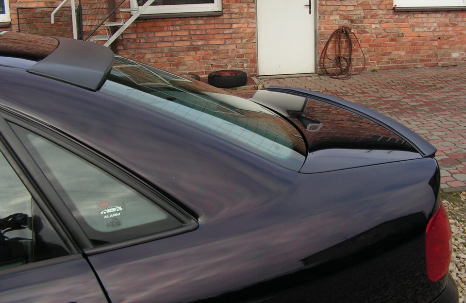 Rear Window Roof Spoiler Painted LY9B BLACK - for Audi A4 S4 1997-2001 ...