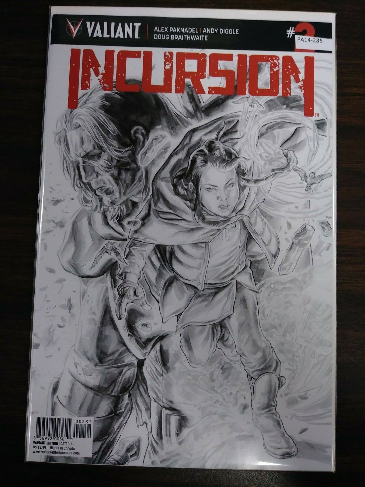 INCURSION 2 SKETCH VARIANT NM+ VALIANT PA14-285 | eBay