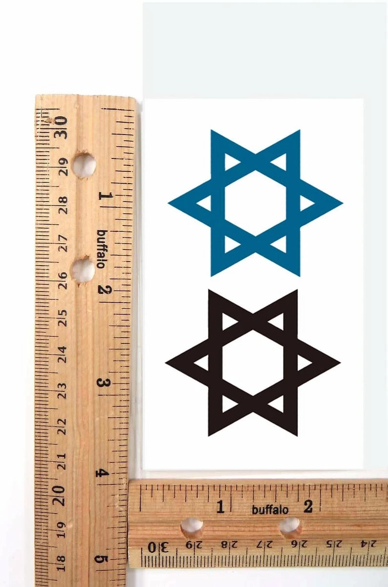 6 Point Star Tattoos