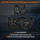 For 2006-2015 Volkswagen Jetta 2.0L Radiator Condenser Cooling Fan ...