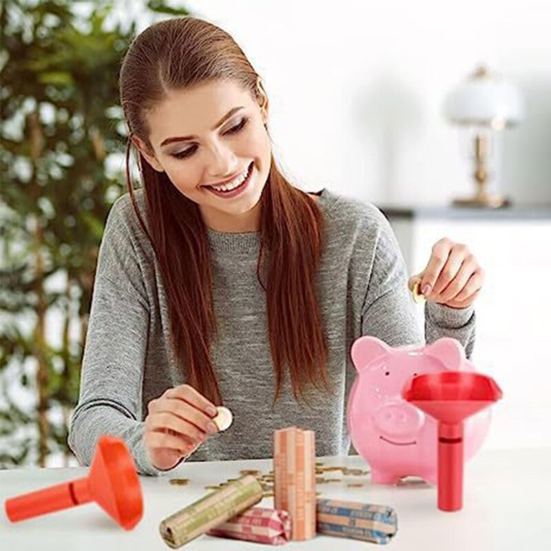 4Pc Coin Counters & Coin Sorters Tubes Bundle of 4 Color-Coded Assorted ...