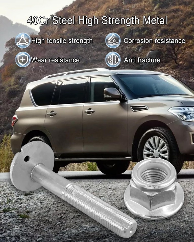 Suspension Arm Alignment Eccentric Adjustment Camber Bolt Screw Fit for ...