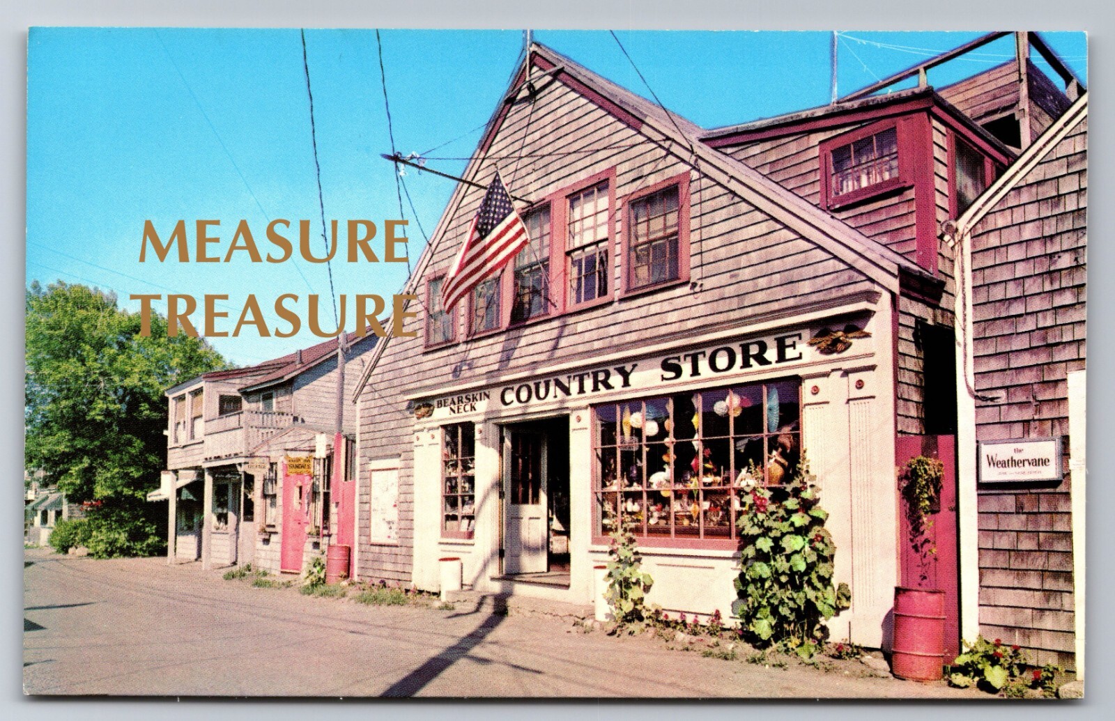 C.1960 ROCKPORT, MASSACHUSETTS BEARSKIN NECK COUNTRY STORE Postcard P61 ...