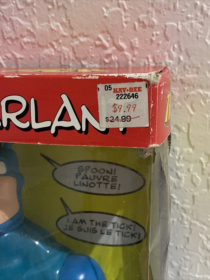 The Tick Talking Tick 1994 Bandai 16" Poseable Figure NEW 6 Super ...