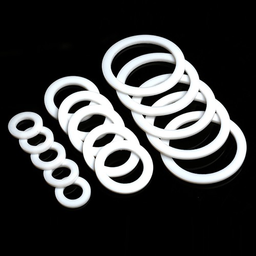 PTFE Sealing Washers Flat Washer Gasket Rings ID 4-95mm High Temp/Oil ...